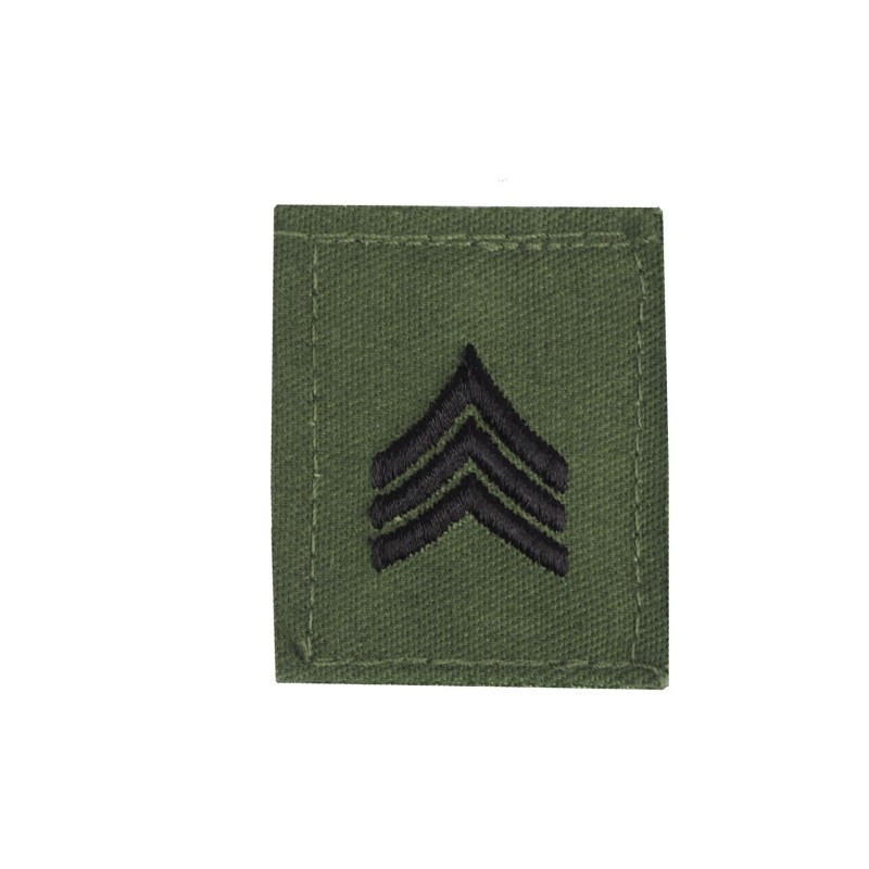 US Rangabzeichen "Sgt." Textil oliv - Military Store Bausenwein