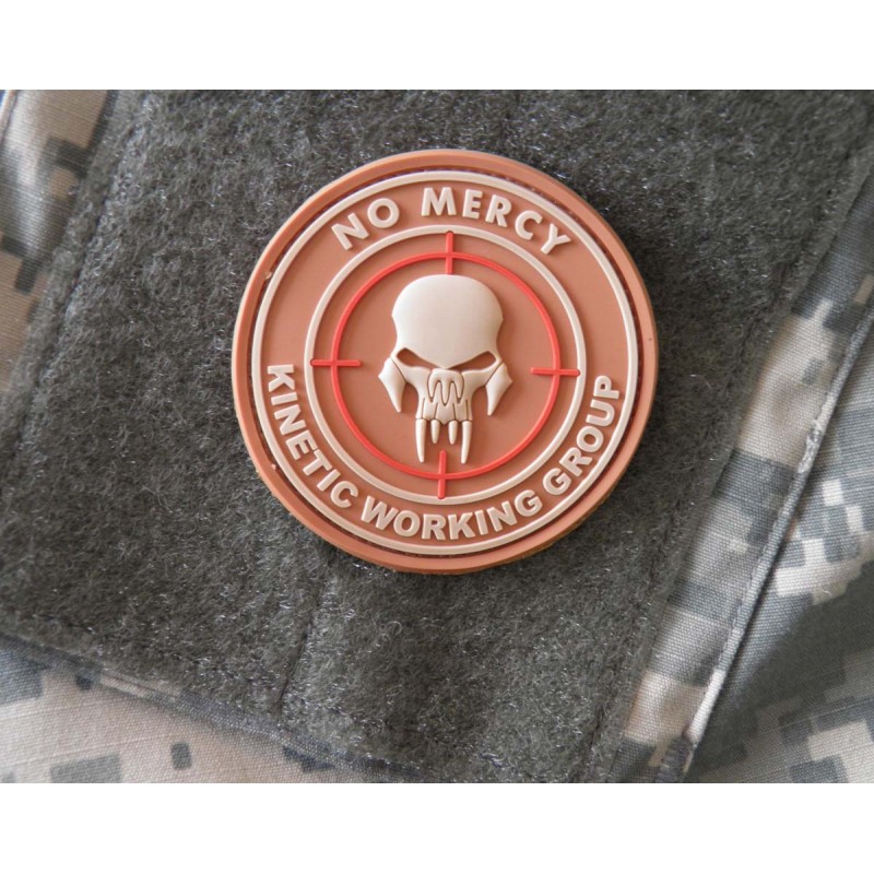 Finden Sie bei uns im Shop das Patch NO MERCY - KINETIC WORKING GROUP ...
